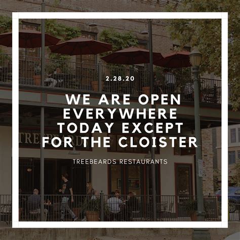 Good Morning Houston We Will Be Treebeards Restaurant