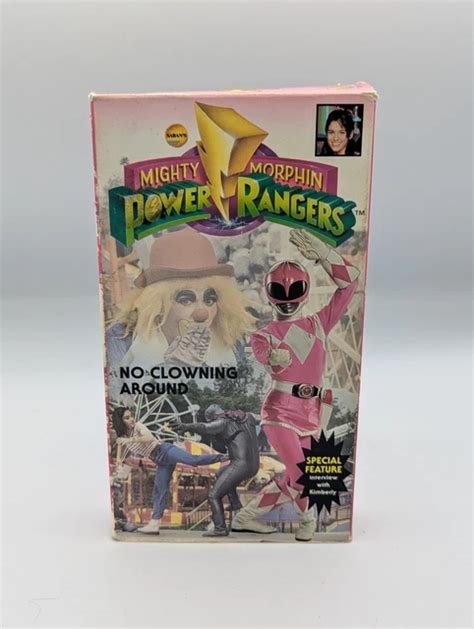 Mighty Morphin Power Ranger Vhs No Clowning Around No 5 399