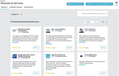comment installer un module prestashop 1 7
