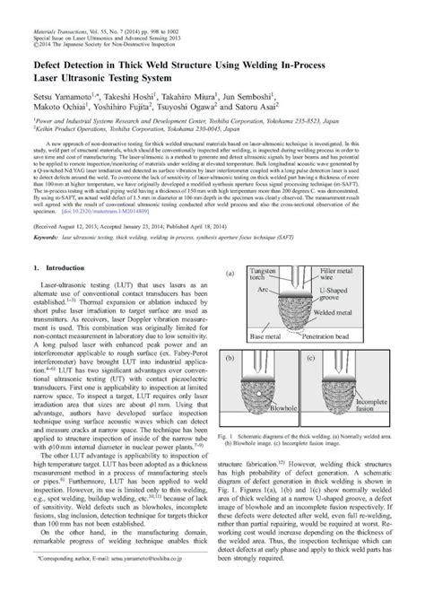 PDF Defect Detection In Thick Weld Structure Using Welding In DOKUMEN TIPS
