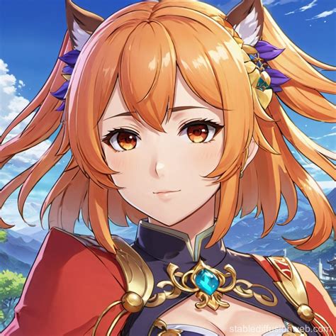 Genshin Impact Female Original Character Stable Diffusion Online