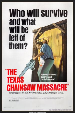 The Texas Chainsaw Massacre 1974 Original One Sheet Movie Poster