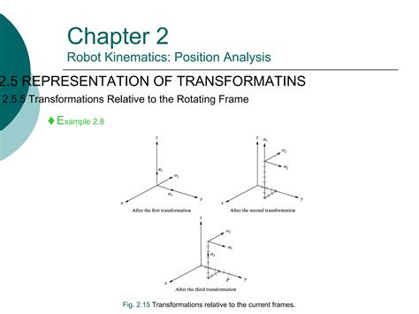 Chapter 2 Robot Kinematics Ppt