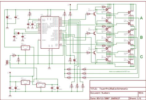 A Detailed Schematic Diagram Of A 30a Esc