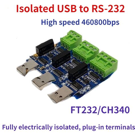 절연 usb to rs232 직렬 포트 절연 usb to 232 직렬 포트 rs 232 to usb 절연 ch340ft23 공구