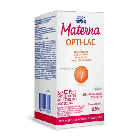 Materna® Opti Lac Probióticos Lfermentum Nestlé® Materna