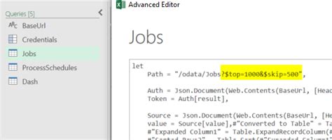 Orchestrator Jobs API Odata Jobs API Max Result In The Response String Is 1000 Orchestrator