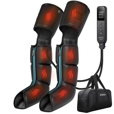 Cincom Leg Massager Upgraded Foot Calf Thigh Massager With Heat And