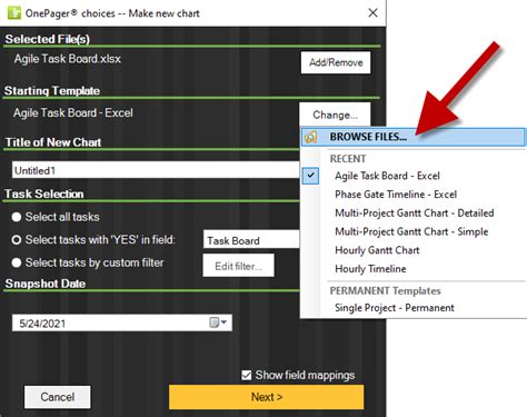 Agile Task Boards From Microsoft Excel Data Onepager Express