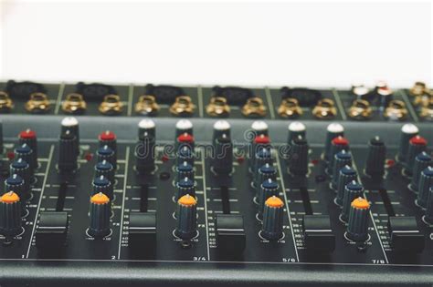 Mixing Console For Controlling The Volume Frequencies Of Musical