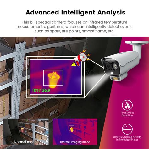 Human And Vehicle Detection Network Bullet Thermal Camera
