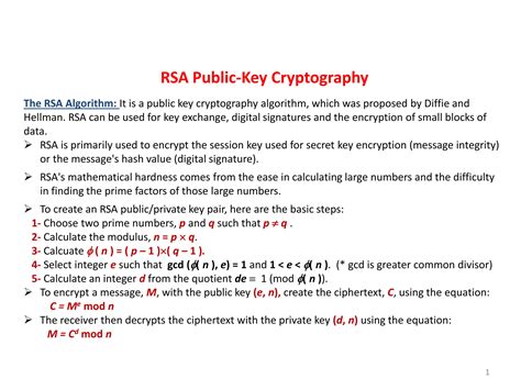Rsa Algorithmppt