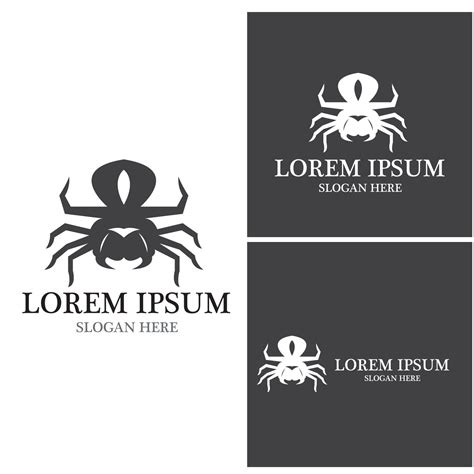 Spider Icon And Symbol Vector Template 16081196 Vector Art At Vecteezy