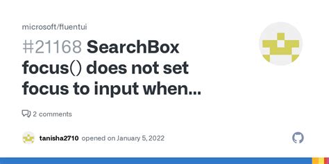 Searchbox Focus Does Not Set Focus To Input When Inside Contextualmenu · Issue 21168