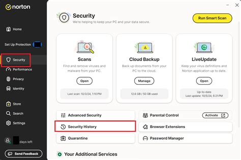 How Do I Find My Scan History In The New User Interface Norton 360