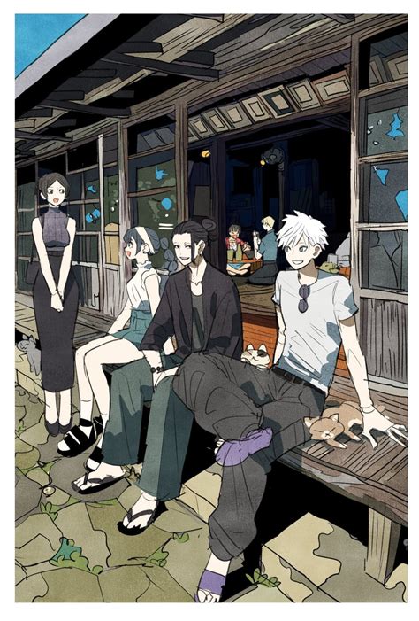 Gojou Satoru Nanami Kento Getou Suguru Haibara Yu Amanai Riko And More Jujutsu Kaisen