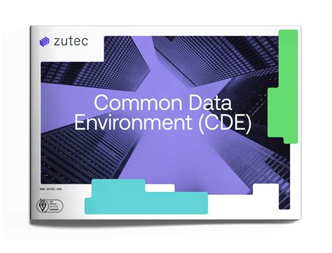 Common Data Environment Cde Booklet Zutec