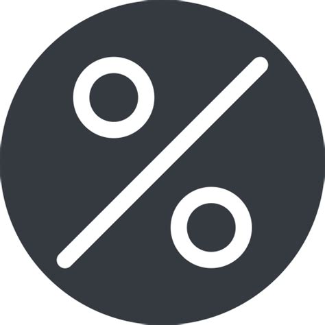 percent icon by friconix fi cnsuxl percent normal solid circle percent pct percentage ratio