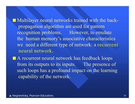 Artificial Neural Networks Supervised Learning PPTX