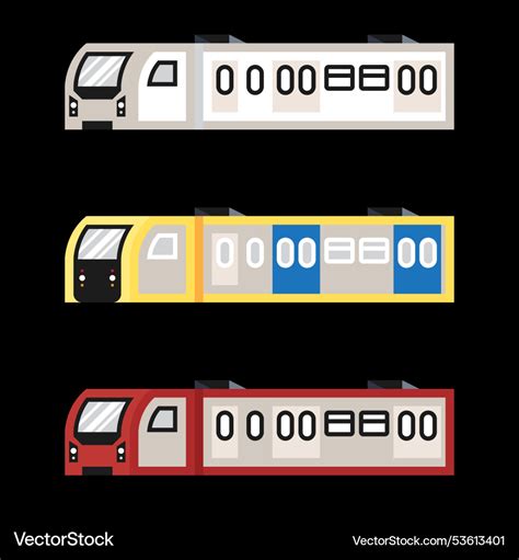 Trains Royalty Free Vector Image Vectorstock