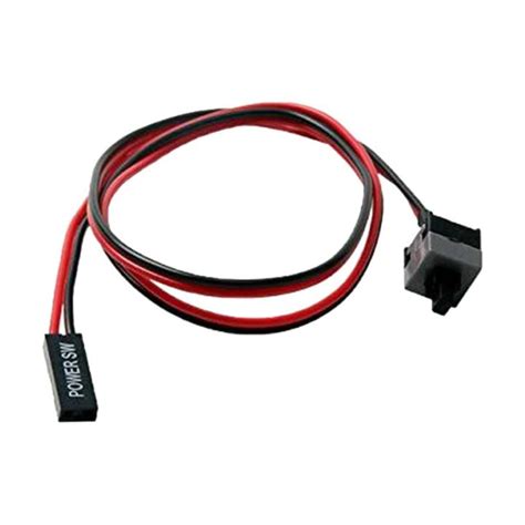Pc Casing Power Push Button Cable Atx Computer Onoff 20 51cm Switch