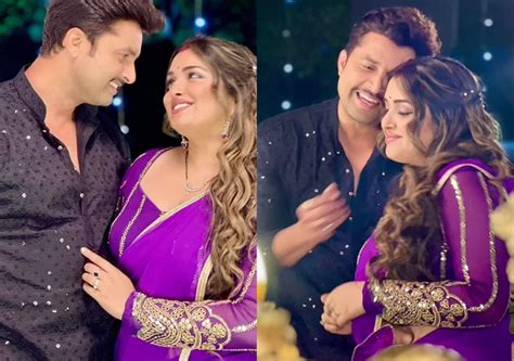 Aamrapali Dubey And Vikrant Singh Rajput Romantic Reel मोनालिसा के पति