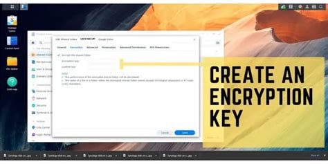 How To Encrypt And Lock A Shared Folder In Synology With Pictures Tech Guide Central