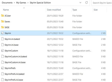 The Ultimate Guide To Finding Skyrims Ini Files Careergamers