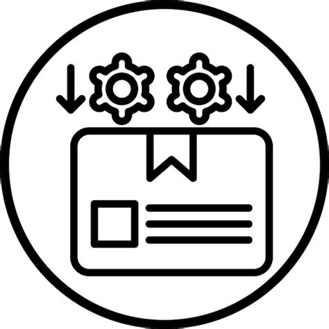 Premium Vector Vector Design Procedure Package Icon Style