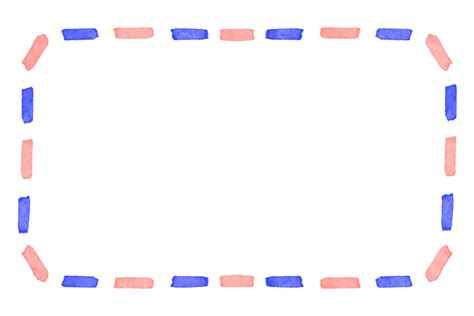 스티치 점선 액자 Frame Removebackground 사진이미지일러스트캘리그라피 Dbecho작가