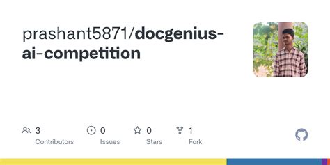 GitHub Prashant Docgenius Ai Competition