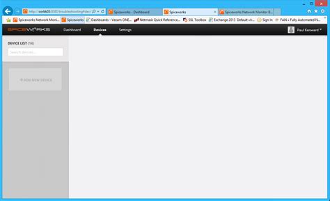 dashboard not displaying 6 by p kenward beta spiceworks community