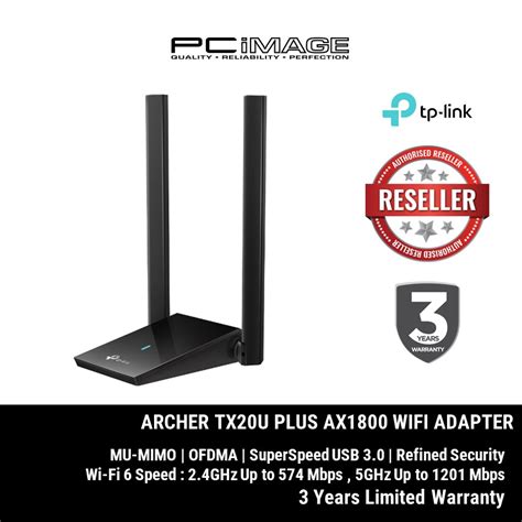 Tp Link Archer Tx U Ax Dual Antennas High Gain Wireless Usb Adapter Pc Image Malaysia