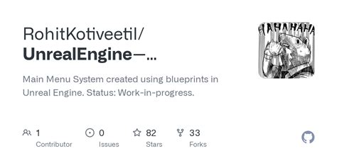 GitHub RohitKotiveetil UnrealEngine PrototypeMenuSystem Main Menu System Created Using