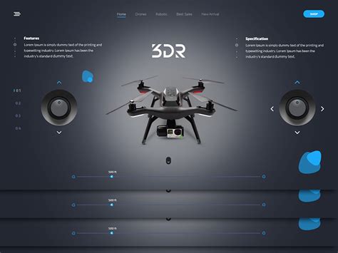 drone website concept by sajal jahan on dribbble