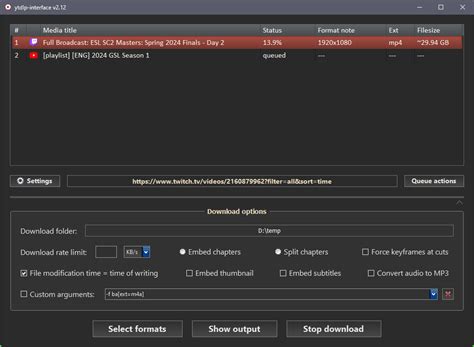 Ytdlp Interface 2 15 0 Download Free Videohelp