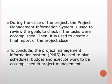 project management information system | PPTX