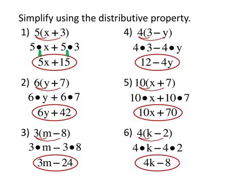 Geometric Model for Distributive Property - ppt download
