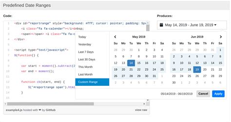 show calendar only with custom range date · issue 72 · innologica vue2