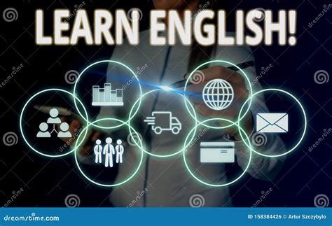 Conceptual Hand Writing Showing Learn English Business Photo Text Gain