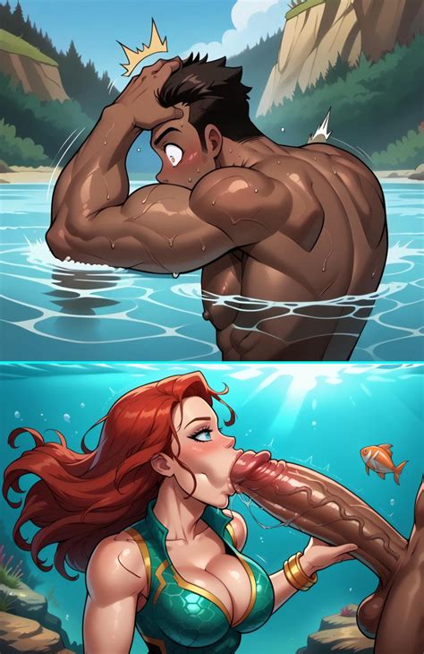 Rule 34 Ai Generated Aquaman Series Blowjob Cleavage Dark Skinned