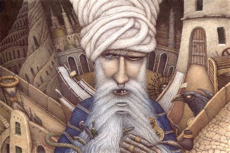 Иллюстрация Алхимик в стиле графика | Illustrators.ru