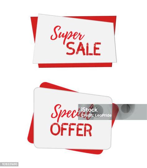 판매 특별 한 벡터 배너를 제공 합니다 인터넷 웹 디자인 서식 파일에 대 한 포스터 스티커의를 비웃는 다 만화 평면 스타일