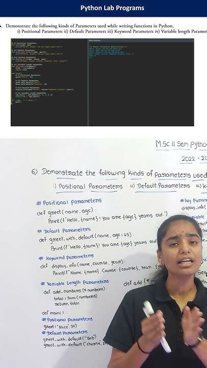 Mastering Keyword Parameters In Python Functions ಕನ್ನಡ ದಲ್ಲಿ Youtube