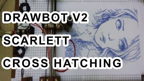 Arduino Drawing Machine Drawing Scarlett Johansson Using Drawbot V By Arnabkumardas
