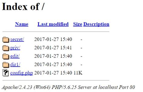 Php Disable The Directory And File Listing On Web Browserlike We See