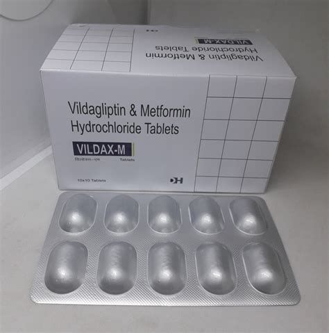 Vildagliptin And Metformin Hydrochloride Tablets At ₹ 1150 Strip Vildagliptin And Metformin