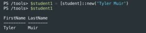 PowerShell Classes Getting Started