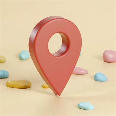 Premium Photo 3d Location Point Marker Of Map Or Navigation Pin Icon