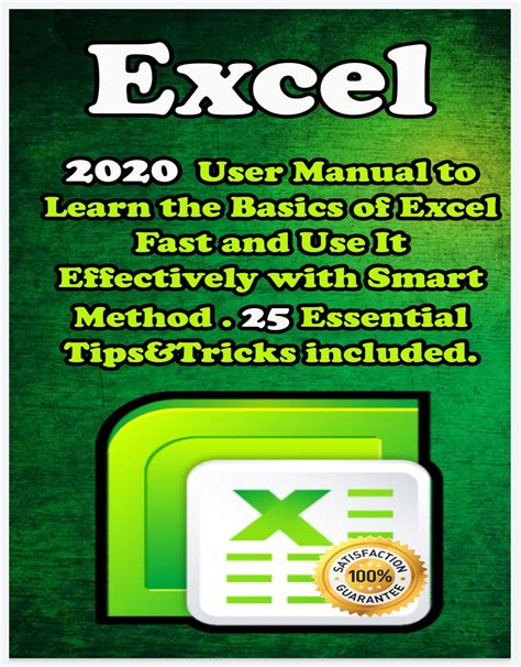 Excel 2020 User Manual To Learn The Basics Of Excel Fast And Use It